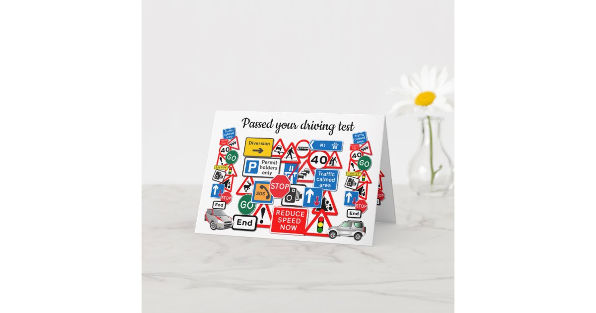 Passed your Driving Test ~ Congratulations! Card | Zazzle