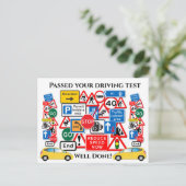 Passed your Driving Test ~ Congratulations! Postcard | Zazzle
