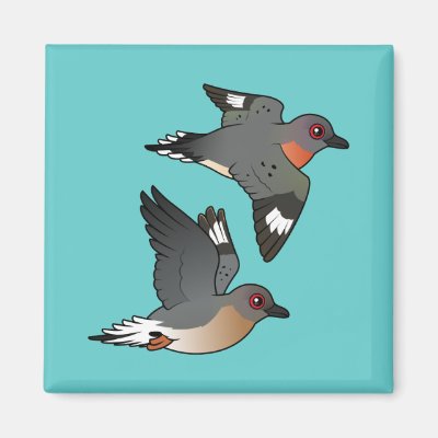 Cute Passenger Pigeon by Birdorable