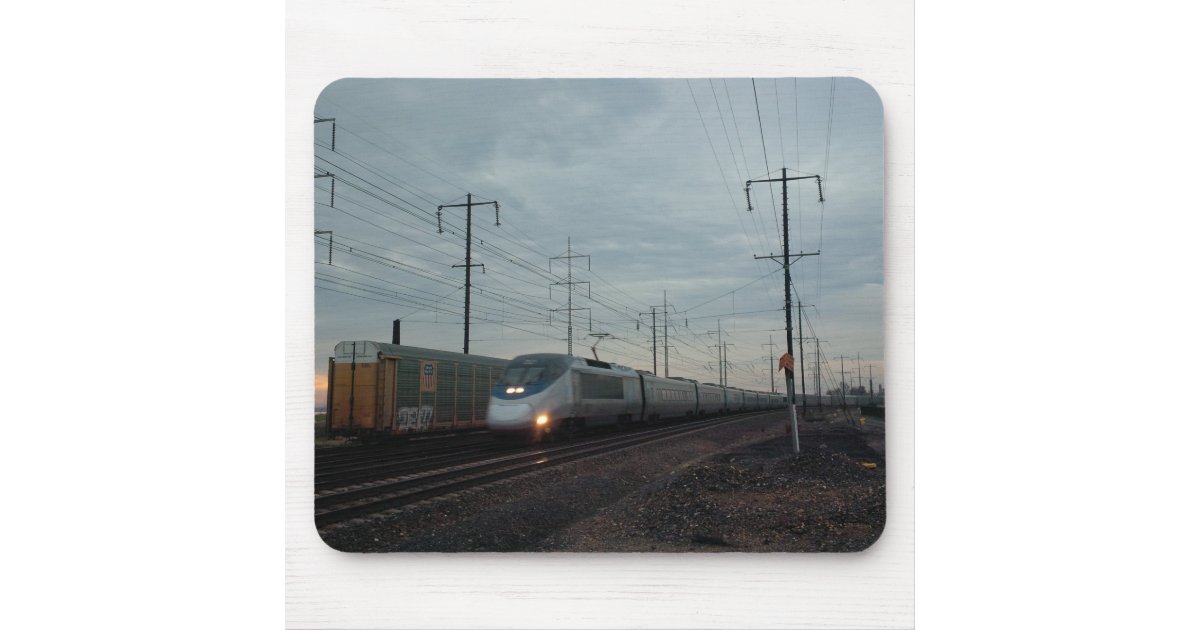 Passenger Train Mouse Pad | Zazzle