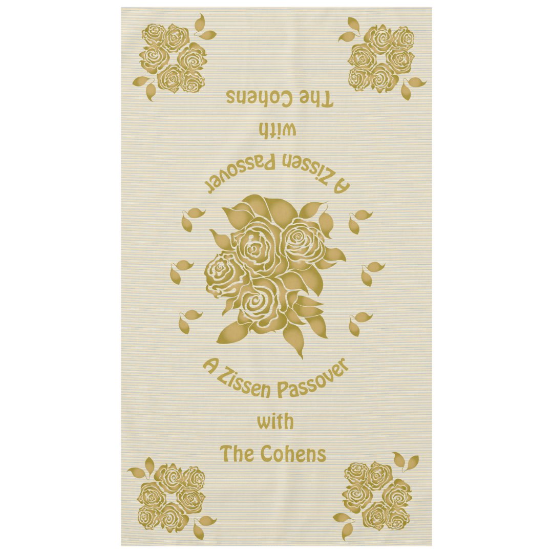 Passover 60/104" Tablecloth "Personalized Seder" | Zazzle