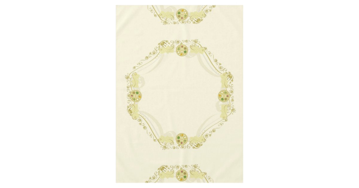 Passover Decorated Tablecloth | Zazzle