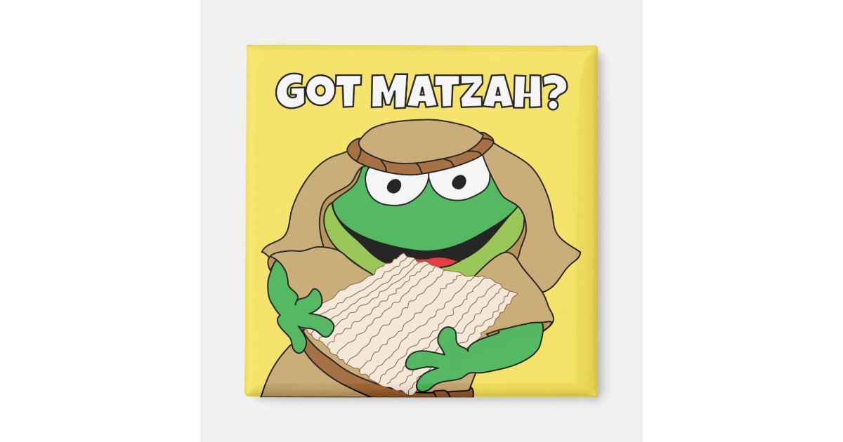Passover Magnet 2" square "Got Matzah?" | Zazzle