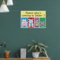 Passover Pets Seder Poster 20 x 24 Matte Finish | Zazzle