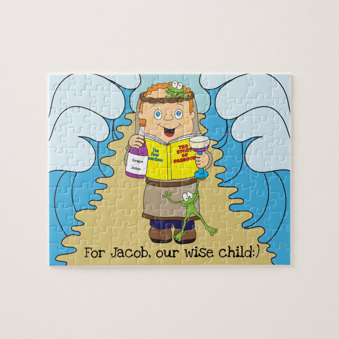 Passover Wise Child Puzzle for Kids | Zazzle