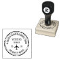 Passport Travel Destination Wedding Rubber Stamp | Zazzle