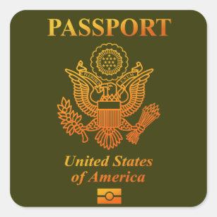 Passport Stickers | Zazzle