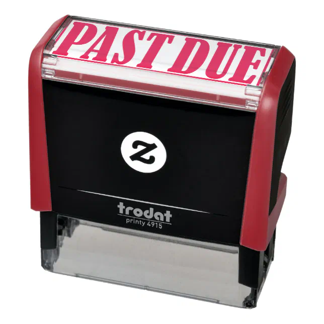 Past Due Payment Notice Collection Reminder Office Self-inking Stamp ...
