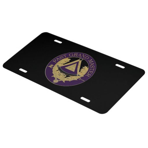 Past Grand Master License Plate | Zazzle