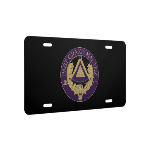 Past Grand Master License Plate | Zazzle