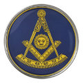 Past Master Freemason Square and Compass Masonic Golf Ball Marker | Zazzle