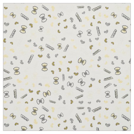 Pasta Pattern fabric | Zazzle