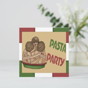 Pasta Party Invitation | Zazzle
