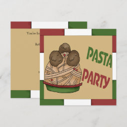 Pasta Party Invitation | Zazzle