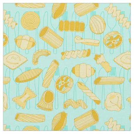 Pasta Pattern fabric | Zazzle