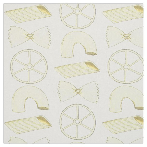 Pasta Pattern fabric | Zazzle.com