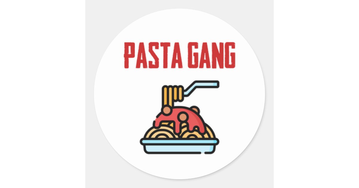 pasta sticker | Zazzle