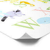 Pastel Animal ABC Print | Zazzle