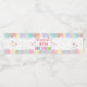 Pastel Art Party Birthday Party Water Bottle Label | Zazzle