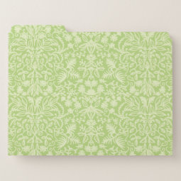 Pastel Baroque Botanical File Folders | Zazzle