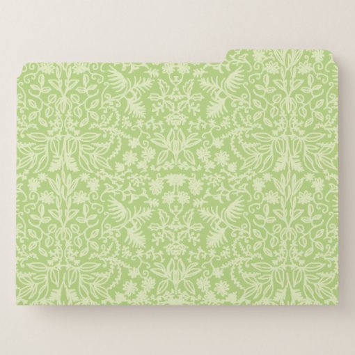 Pastel Baroque Botanical File Folders | Zazzle