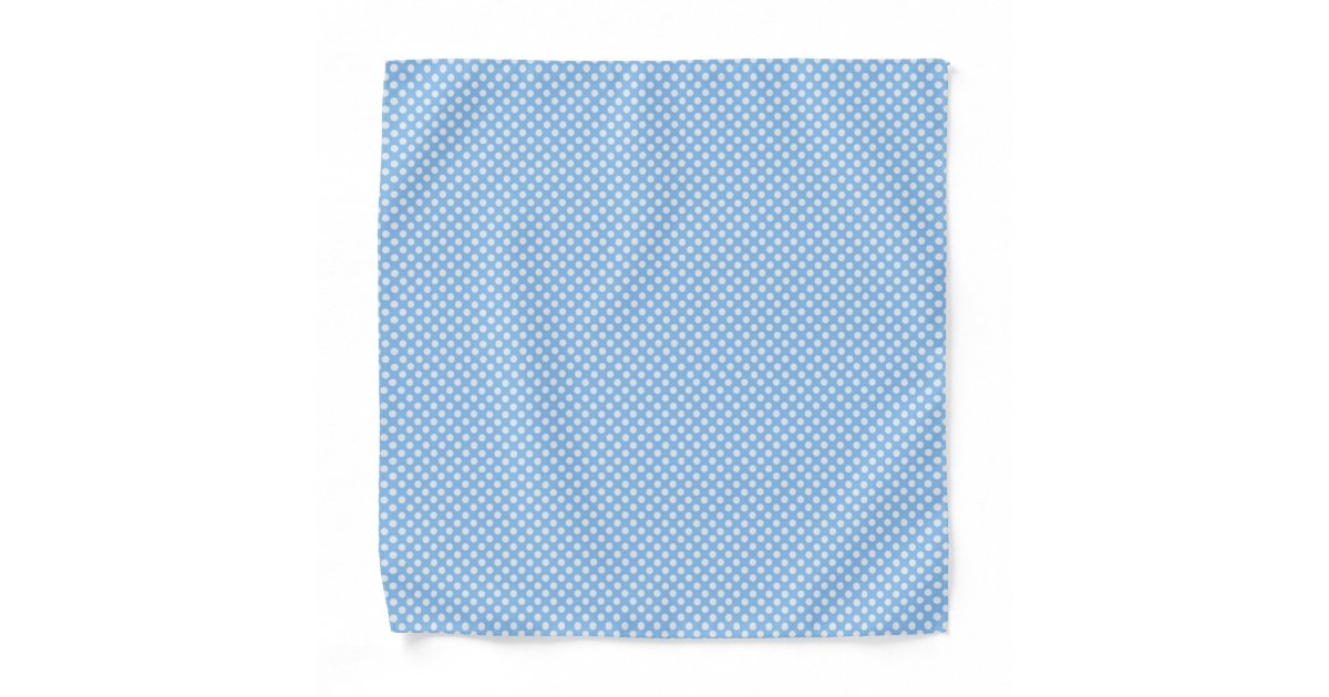 Pastel blue and white bandana | Zazzle