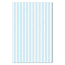 Pastel Blue and White Stripes Tissue Paper | Zazzle
