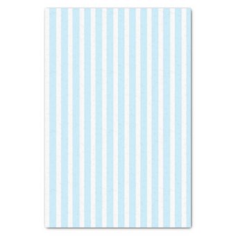 Pastel Blue and White Stripes Tissue Paper | Zazzle