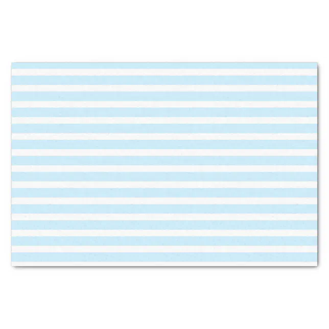 Pastel Blue and White Stripes Tissue Paper | Zazzle