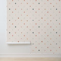 Pastel Boho Polka Dot Wallpaper | Zazzle