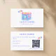 Pastel Bounce House Rentals QR Code Business Card | Zazzle