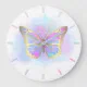 pastel butterfly large clock | Zazzle
