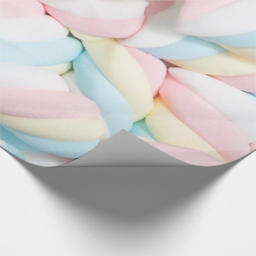 Pastel Candy Marshmallow Sweet Treat Cute Food Wrapping Paper | Zazzle