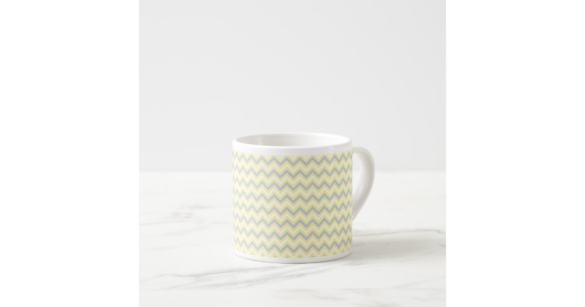 Pastel Chevron Pattern Espresso Cup | Zazzle