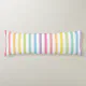 Pastel Color Rainbow Stripes Pattern Body Pillow | Zazzle