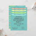 Pastel Colored Kayaks Kayaking Themed Party Invitation | Zazzle