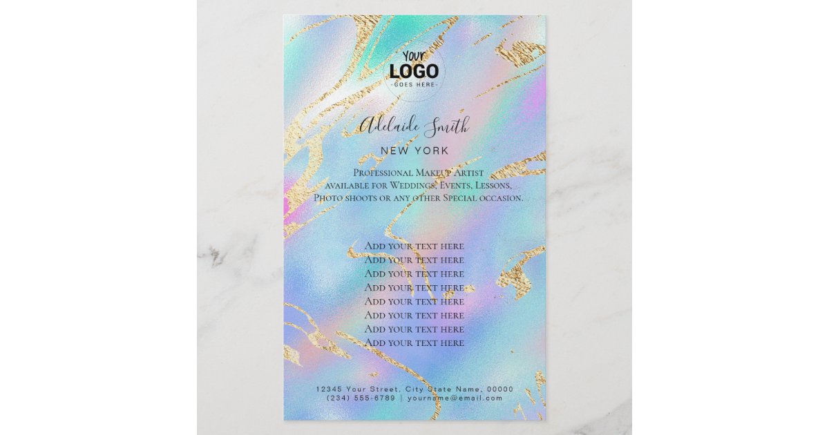 pastel colors design flyer | Zazzle