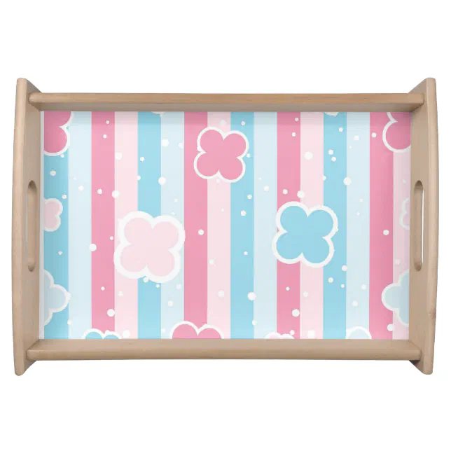Pastel Colors Serving Tray | Zazzle