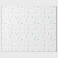 Pastel Colors Sprinkles White Wrapping Paper | Zazzle