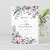 Pastel Elegant Garden Floral Wedding Invitation | Zazzle
