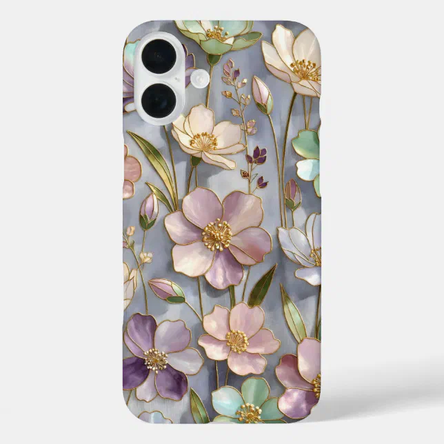Pastel Floral iPhone Case Elegant Flower Design | Zazzle