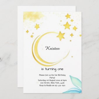 Pastel Galaxy Astro Adventure Birthday Invitation | Zazzle