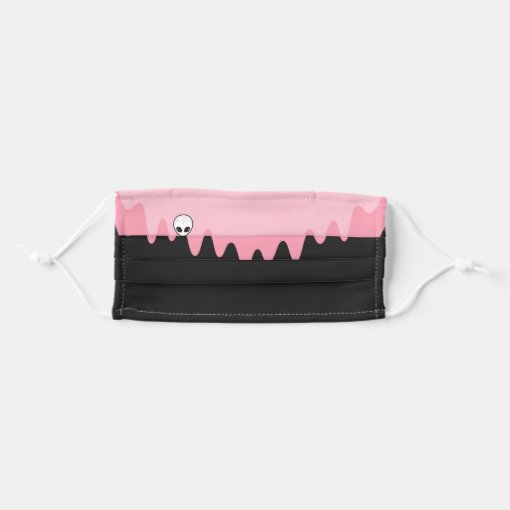 Pastel Goth Alien Adult Cloth Face Mask | Zazzle