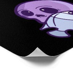 Pastel Goth Halloween Horror Chibi Creepy Kawaii Poster | Zazzle