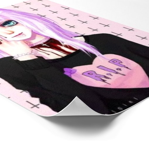 Pastel goth poster | Zazzle