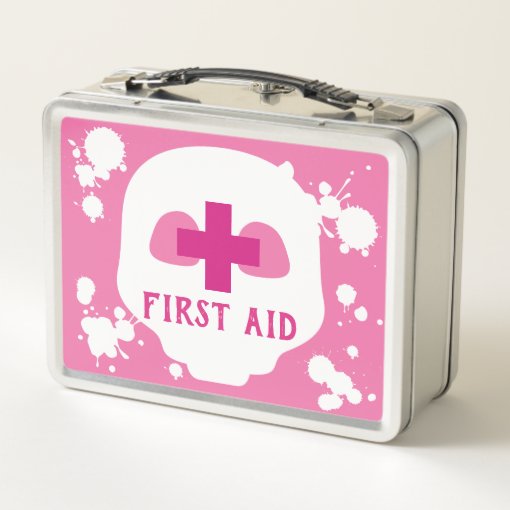 Pastel Goth Zombie Apocalypse Emo Medical Metal Lunch Box | Zazzle