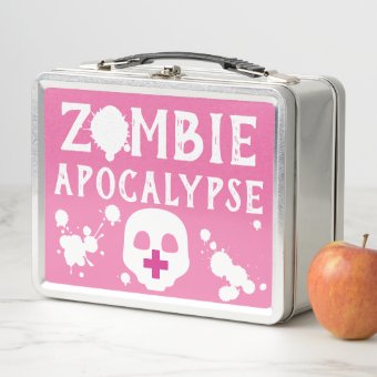 Pastel Goth Zombie Apocalypse Emo Medical Metal Lunch Box | Zazzle