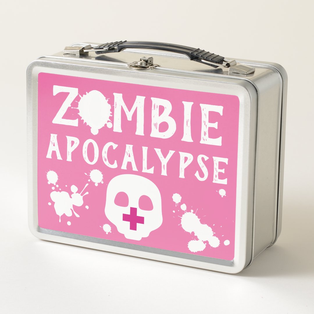 Pastel Goth Zombie Apocalypse Emo Medical Metal Lunch Box | Zazzle
