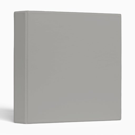 Pastel Gray Binder | Zazzle