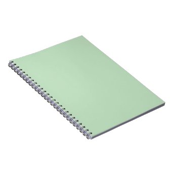 Pastel Green Spiral Photo Notebook | Zazzle